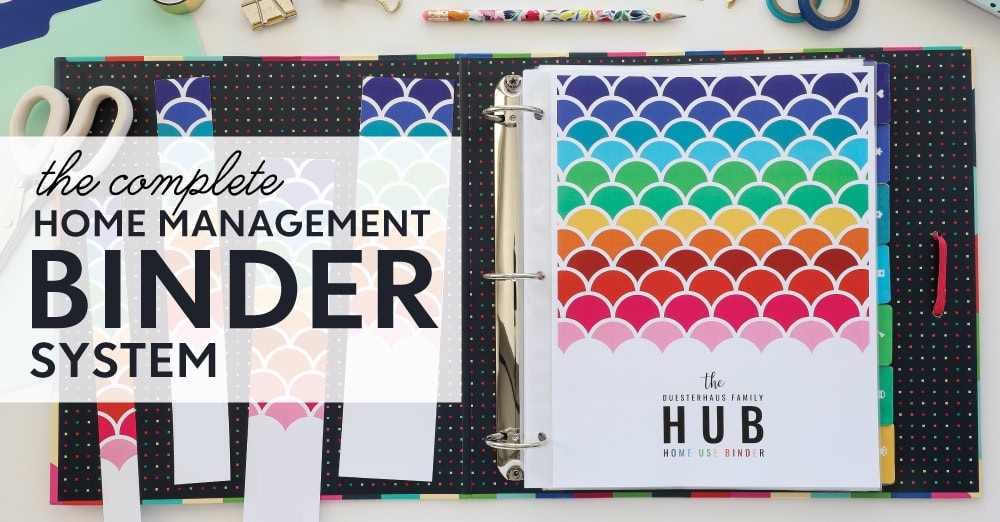 The Family HUB | the Ultimate Home Management Binder System - The Homes ...