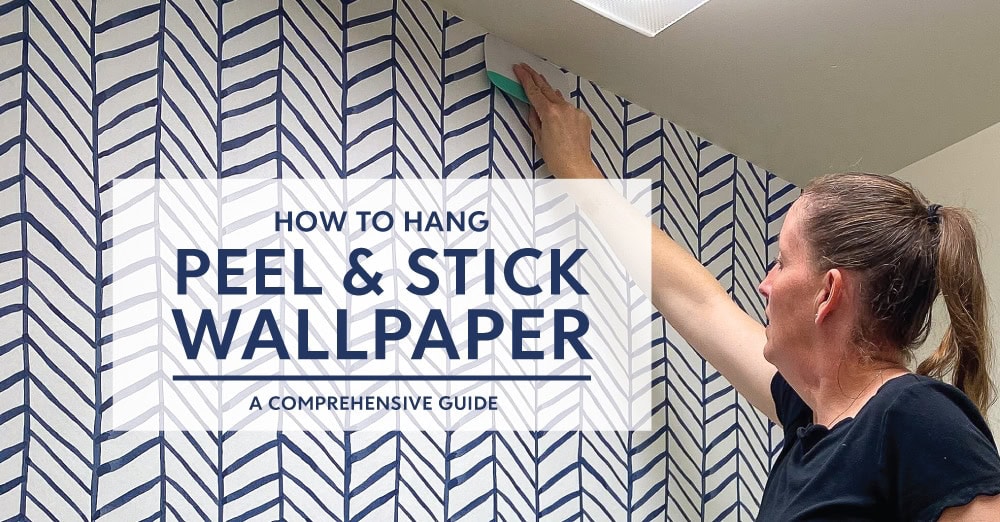 How to Install Peel and Stick Wallpaper | Step-By-Step for Beginners ...