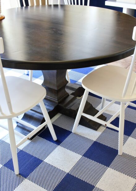 A Rug Under the Kitchen Table | Yes, Even With Messy Kids! - The Homes ...