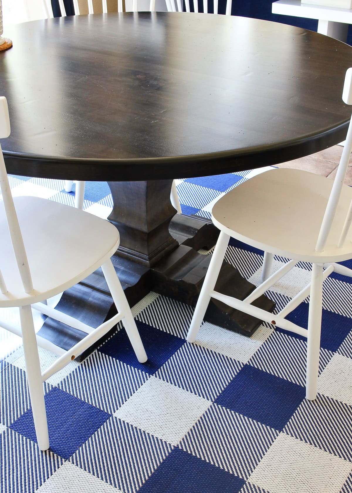 A Rug Under the Kitchen Table | Yes, Even With Messy Kids! - The Homes ...