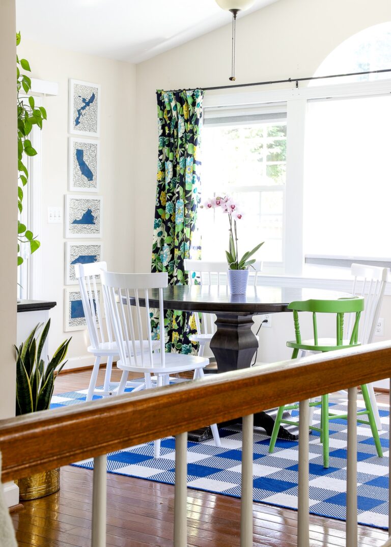 A Rug Under the Kitchen Table | Yes, Even With Messy Kids! - The Homes ...