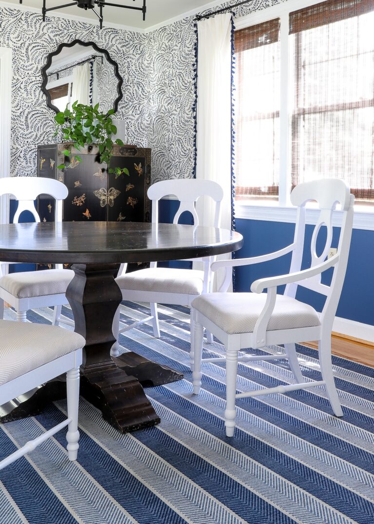 A Rug Under the Kitchen Table | Yes, Even With Messy Kids! - The Homes ...