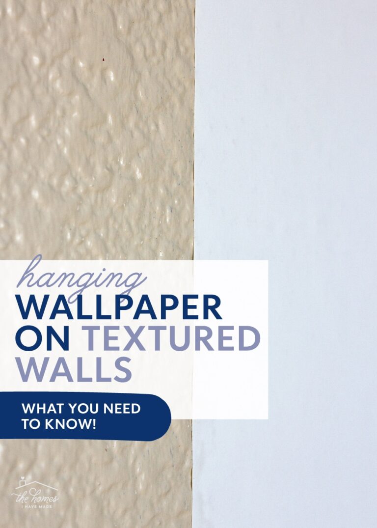 Can You Put Wallpaper On Textured Walls? My Real Life Results! - The ...
