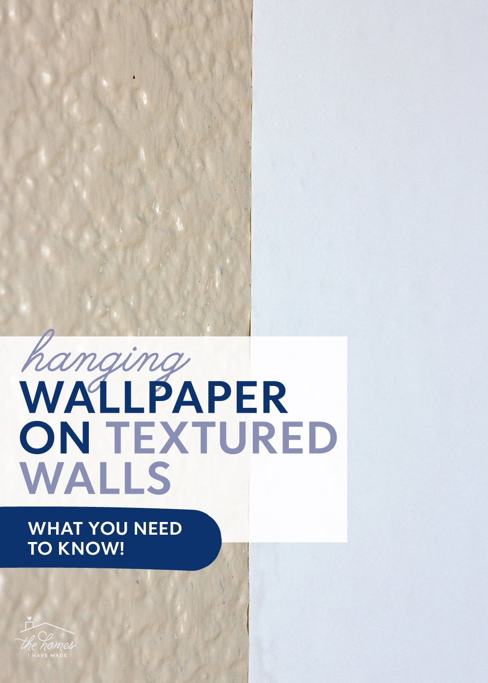 Can You Put Wallpaper On Textured Walls? My Real Life Results! - The ...