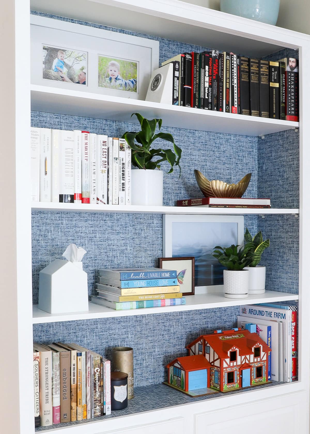 How to Style Bookshelves (When You Actually Need Them to Hold Stuff) - The Homes I Have Made