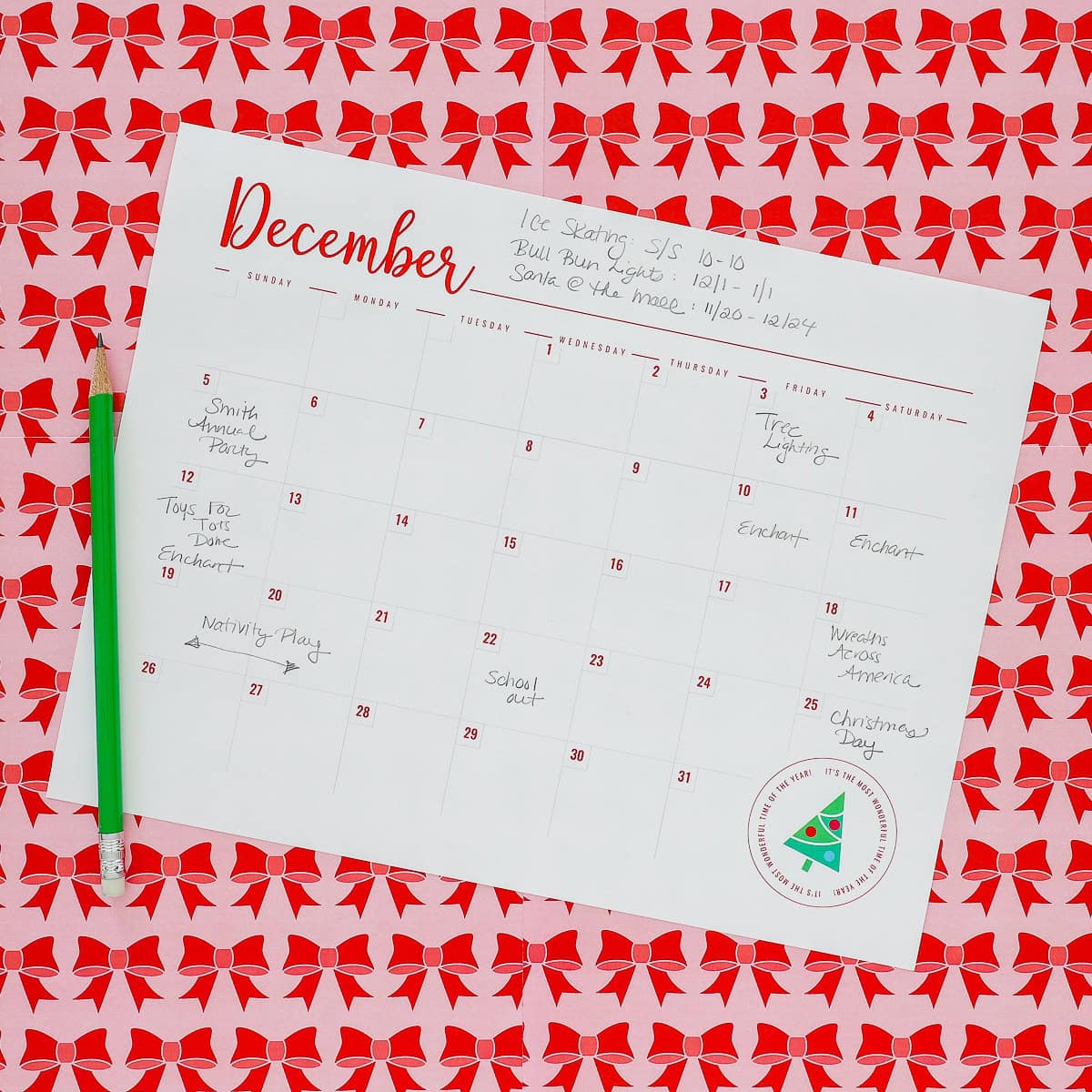 The Easiest Way to Plan 25 Days of Christmas Family Fun (with Printables!)