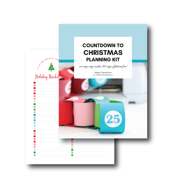 Easy DIY Christmas Countdown Chain (with SVGs + Templates!) - The Homes ...