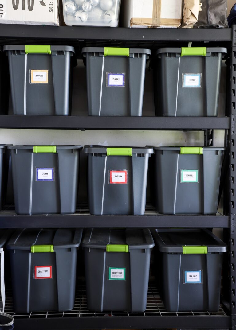 The Easiest Way to Label Your Storage Bins (With Template!) - The Homes ...