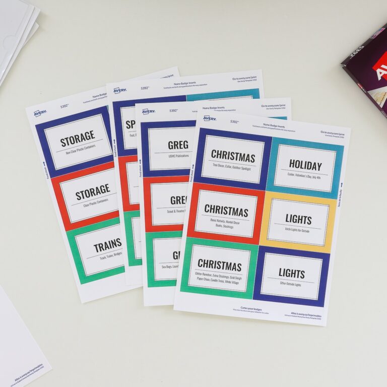 The Easiest Way to Label Your Storage Bins (With Template!) - The Homes ...