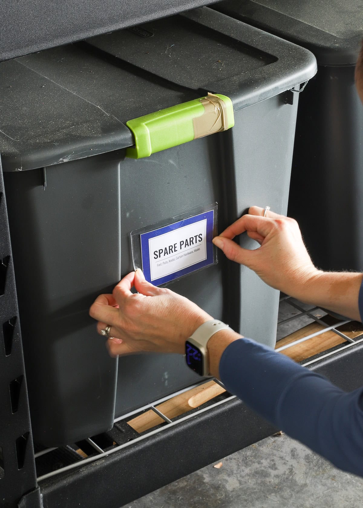 The Easiest Way to Label Your Storage Bins (With Template!) - The Homes ...