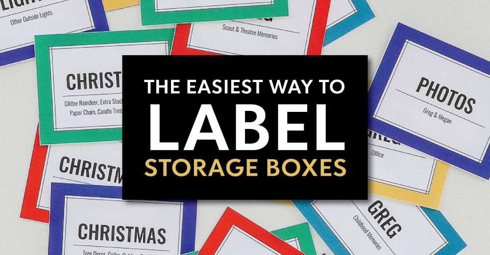 The Easiest Way to Label Your Storage Bins (With Template!) - The Homes ...