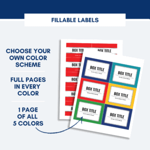 The Easiest Way to Label Your Storage Bins (With Template!) - The Homes ...