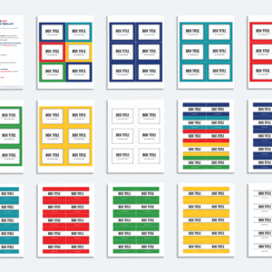 The Easiest Way to Label Your Storage Bins (With Template!) - The Homes ...