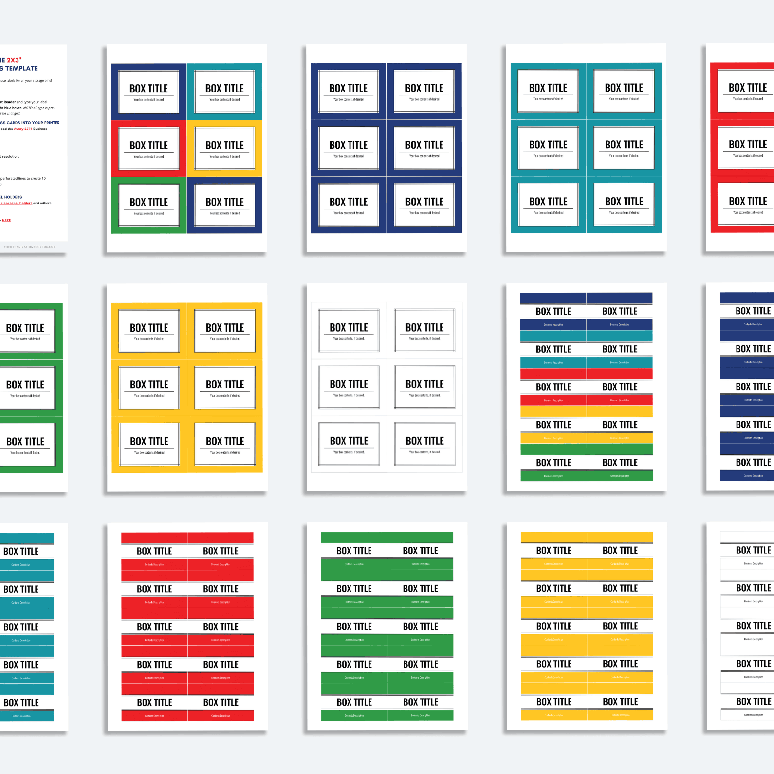 The Easiest Way to Label Your Storage Bins (With Template!) - The Homes ...