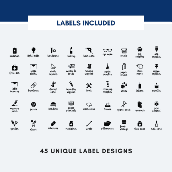 Ready-to-Use Household Labels | Printable & Cut Files - The Homes I ...
