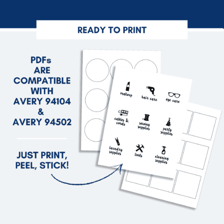 Ready-to-Use Household Labels | Printable & Cut Files - The Homes I ...