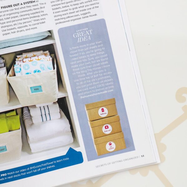 Ready-to-Use Household Labels | Printable & Cut Files - The Homes I ...