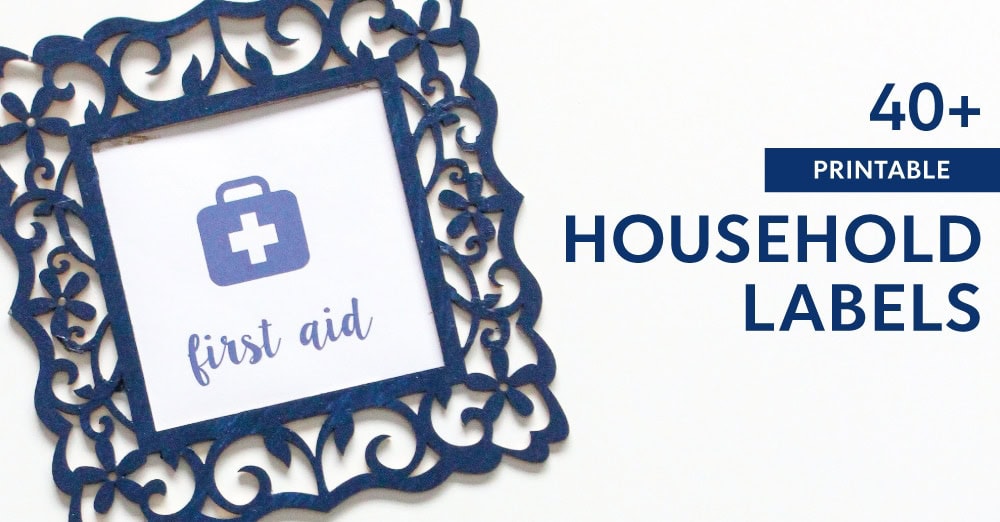 Ready-to-Use Household Labels | Printable & Cut Files - The Homes I ...