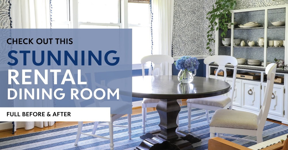 A Stunning Rental Dining Room Reveal (My Favorite Makeover...Ever ...