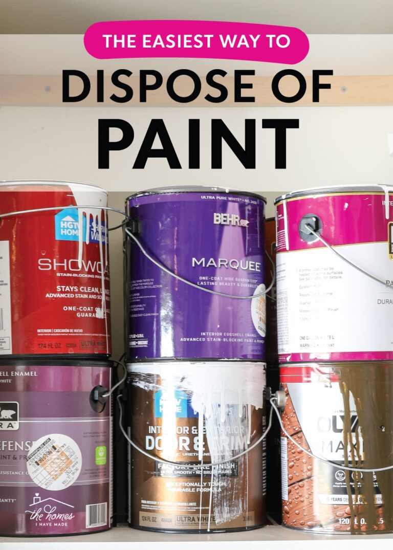 The Easiest Way to Properly Dispose of Household Paints - The Homes I ...